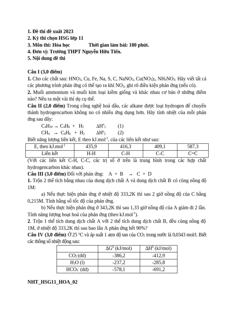 NHT HSG11 Hoa 02 | PDF