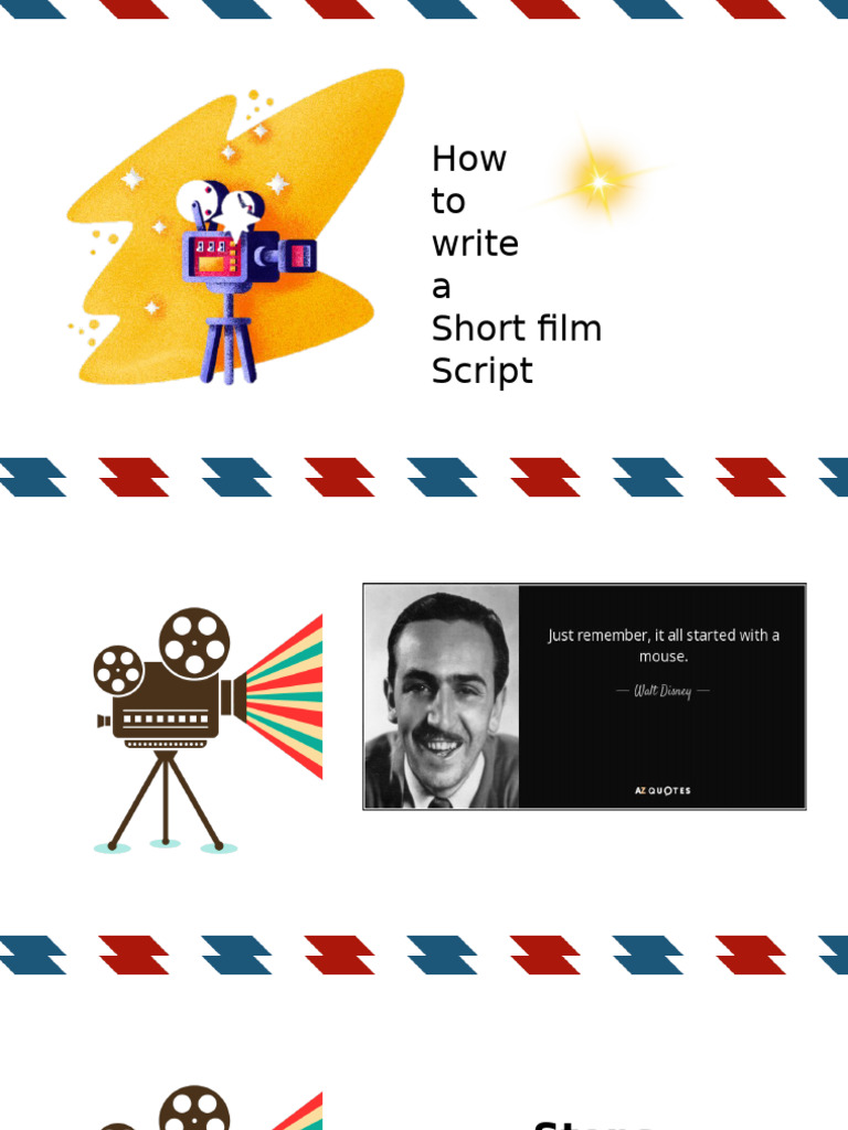 short filmscript writing | PDF