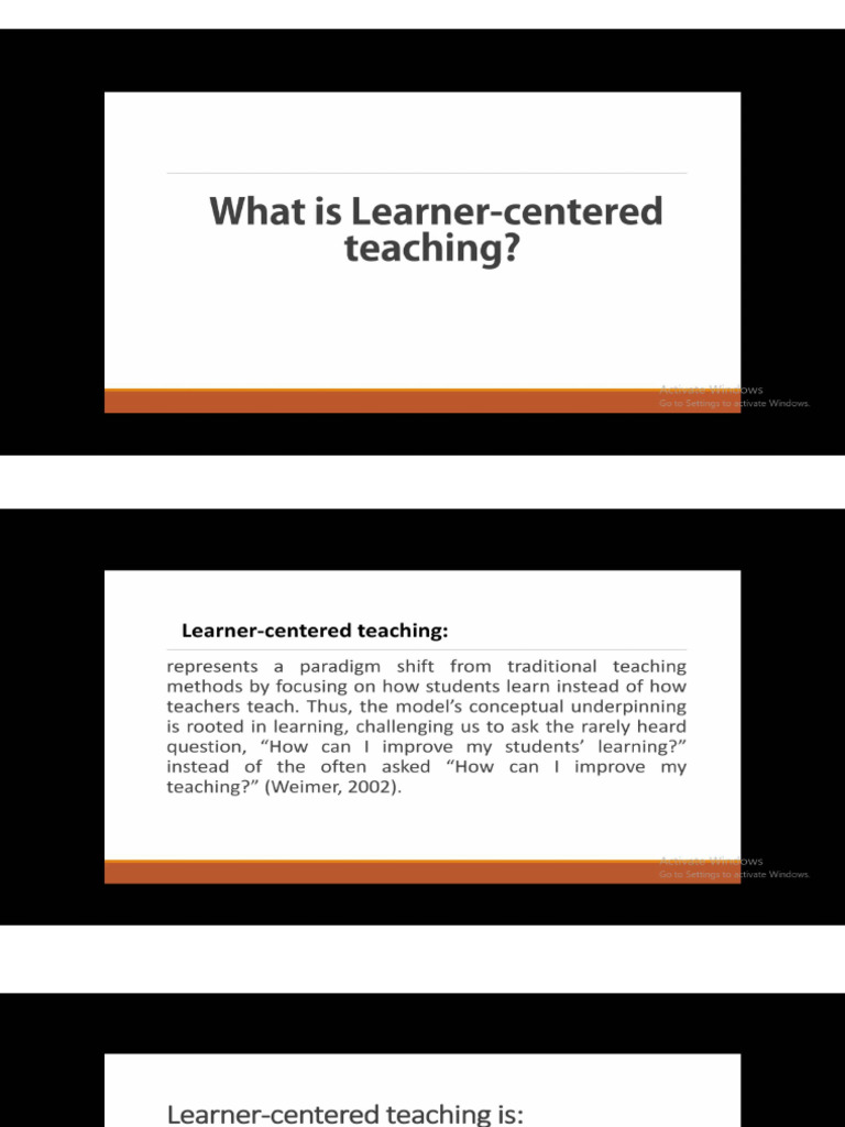 Faci-A.-Learner-Centered-Teaching | PDF