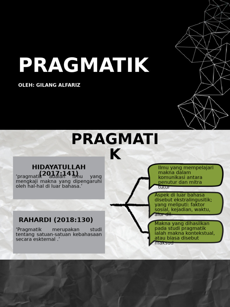 Pragmatik | PDF