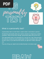 Pig Personality Drawing Test | PDF | Cognition | Social Psychology