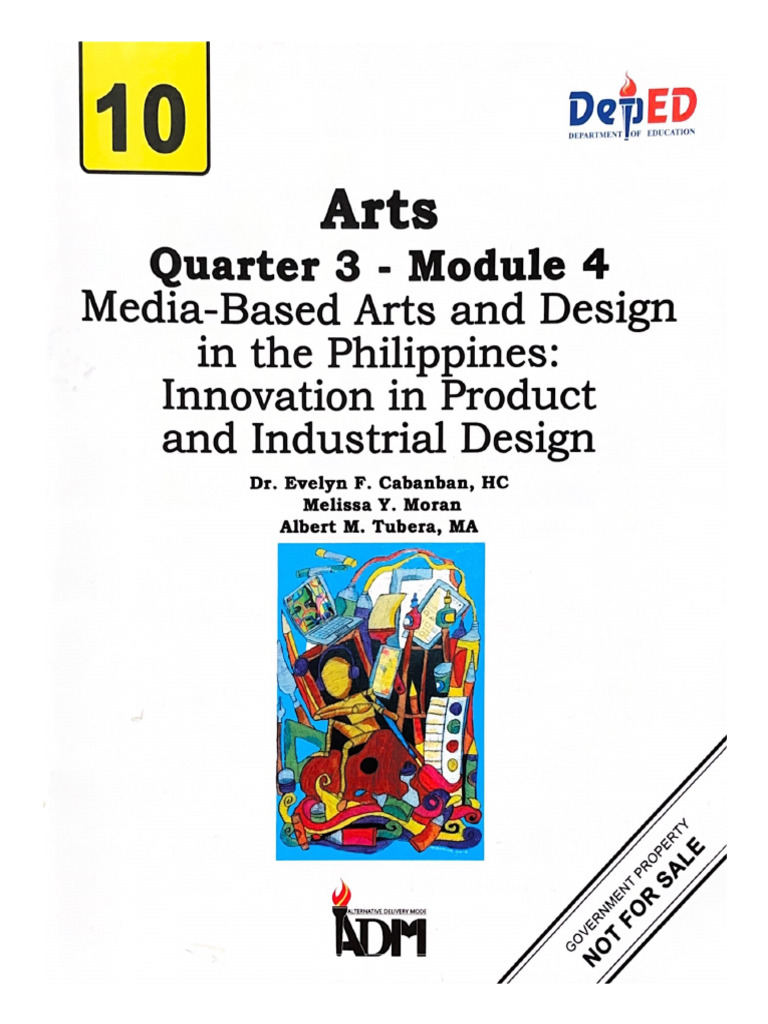 Arts 10 Q3 - Module 4 (Innovations in Product & Industrial Design) | PDF