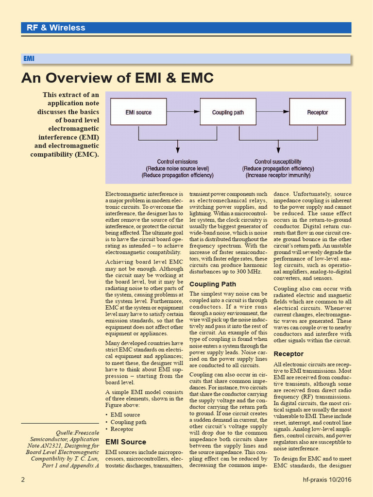 Understanding EMI and EMC Basics | PDF | Electromagnetic Interference | Electromagnetic ...
