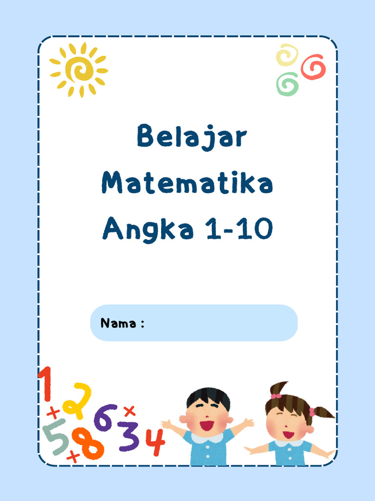 LKPD Matematika Angka 1-10 untuk TK | PDF