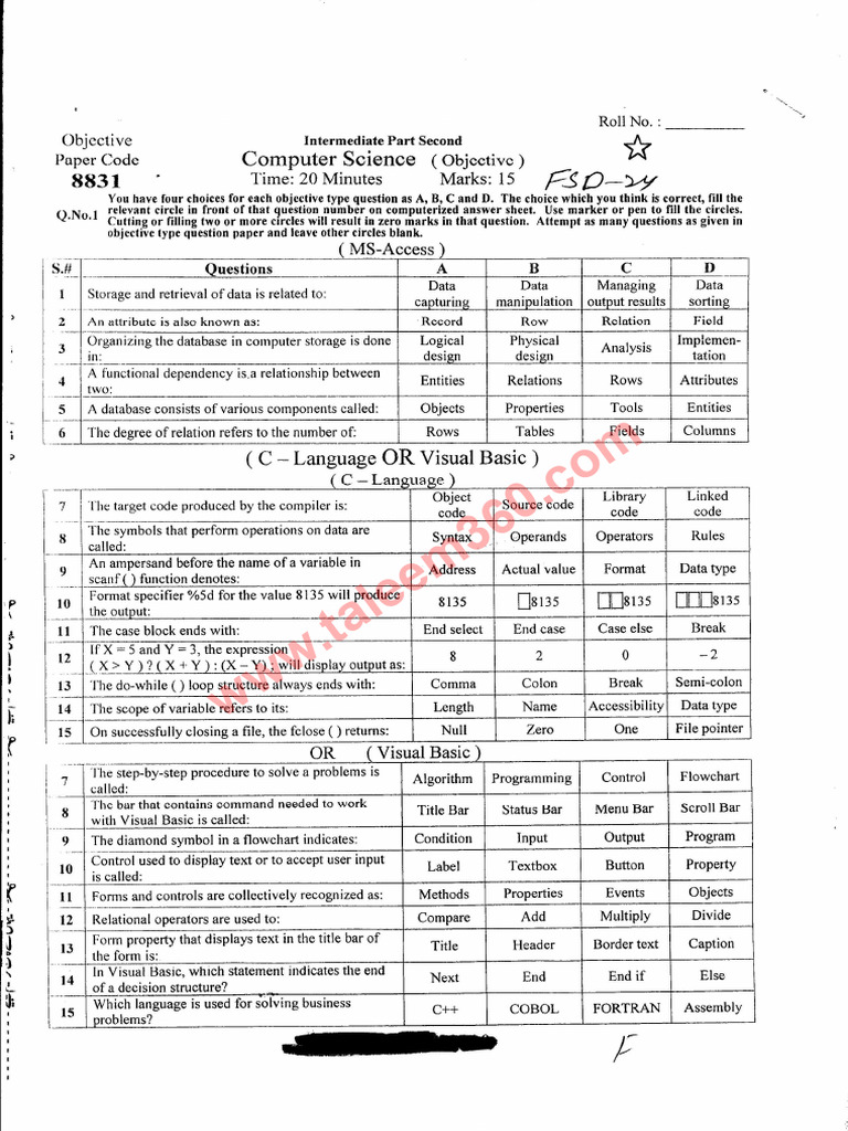 Computer-12 (FSD-24) | PDF