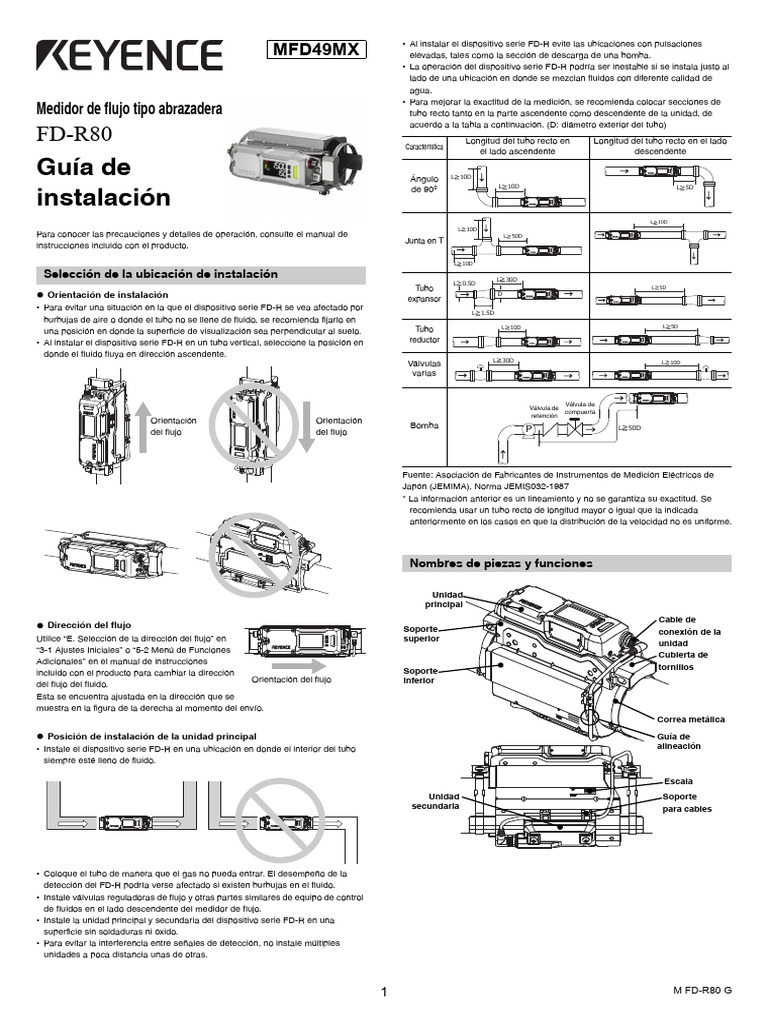As 99704 FD-R80 SG MFD49MX KMX MX 1108 1 | PDF | Tornillo | Flujo