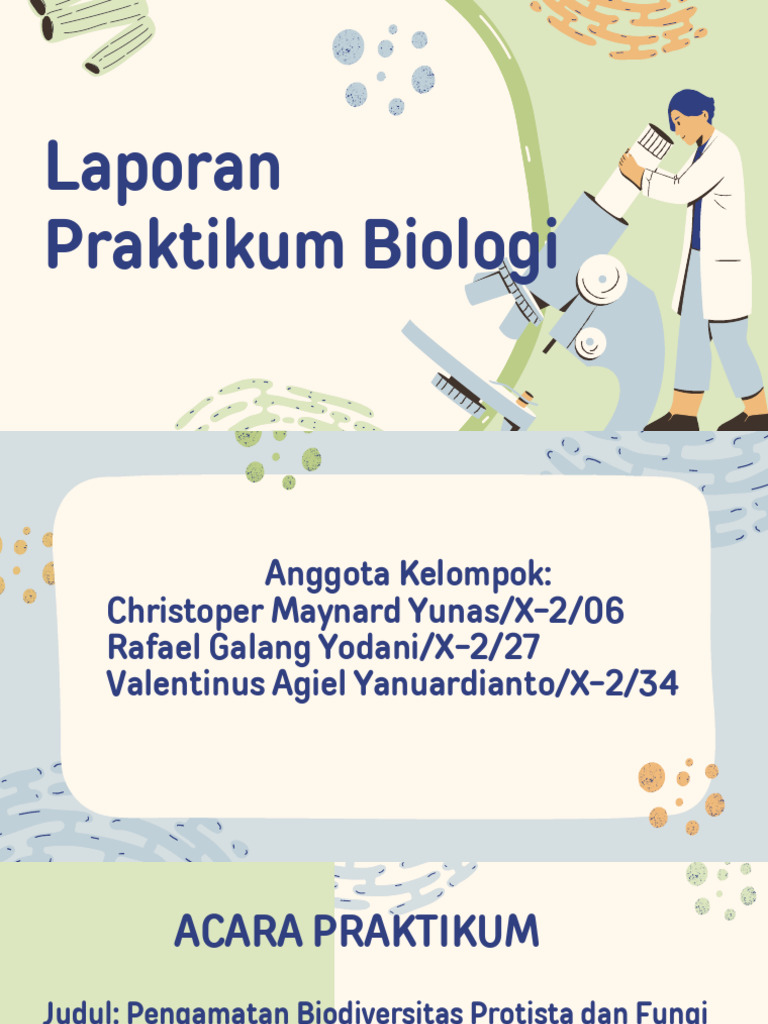 Presentasi Edukasi Menjelajahi Sel Secara Detail Gambaran Tangan Gaya ...