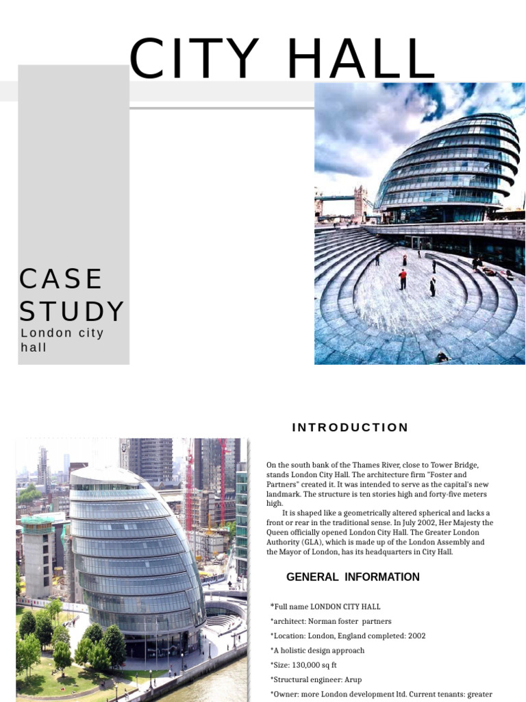 London City Hall: Design & Sustainability | PDF | Energy Conservation ...