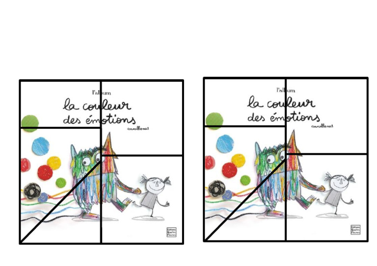 Puzzle du monstre des couleurs | PDF