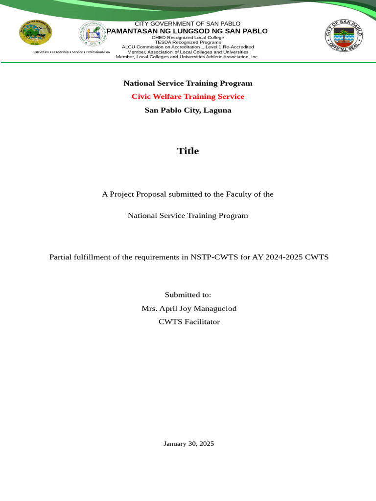 Feeding Program Proposal for Children | PDF | Malnutrition | Nutrition