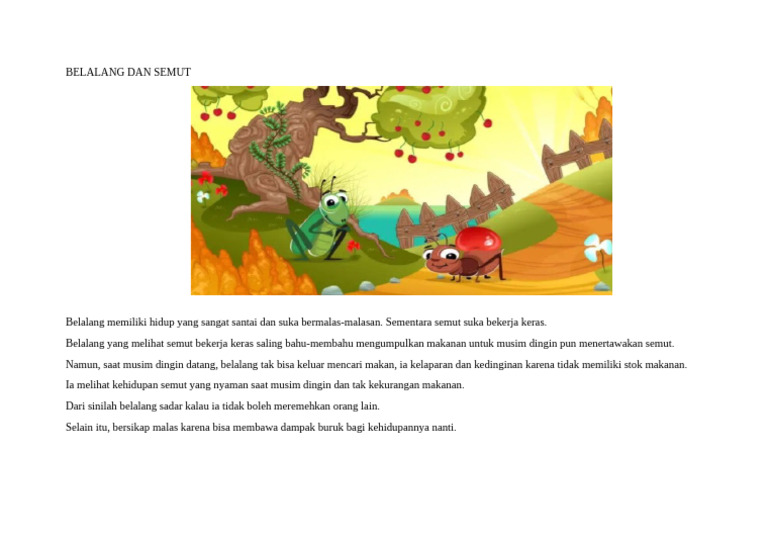 BELALANG DAN SEMUT | PDF