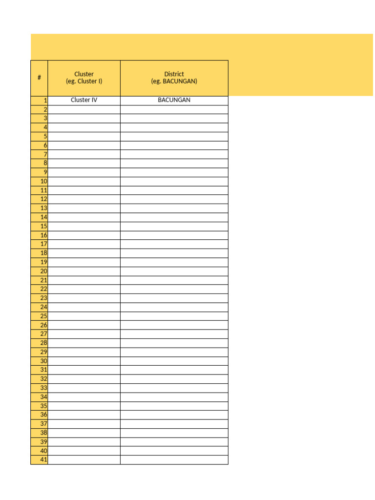 School Information Template | PDF