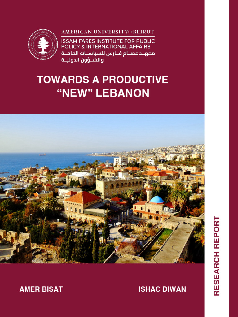 Lebanon's Economic Future Vision | PDF | Lebanon | Entrepreneurship