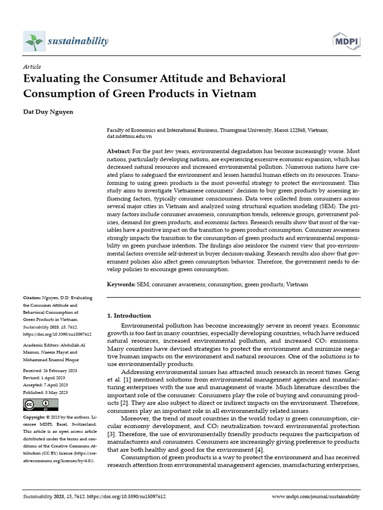 Evaluating_the_Consumer_Attitude_and_Behavioral_Co | PDF | Behavior ...