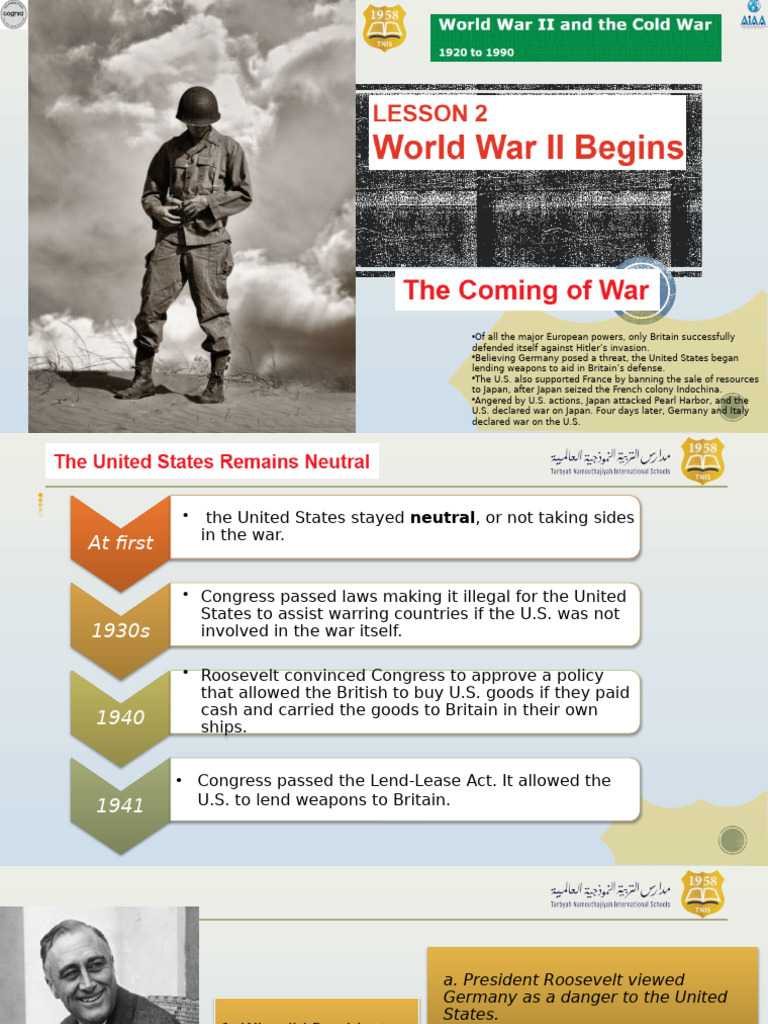Week 2-Gr.11-Chapter 25-Lesson 2-Part 3 | PDF | Empire Of Japan | Franklin D. Roosevelt