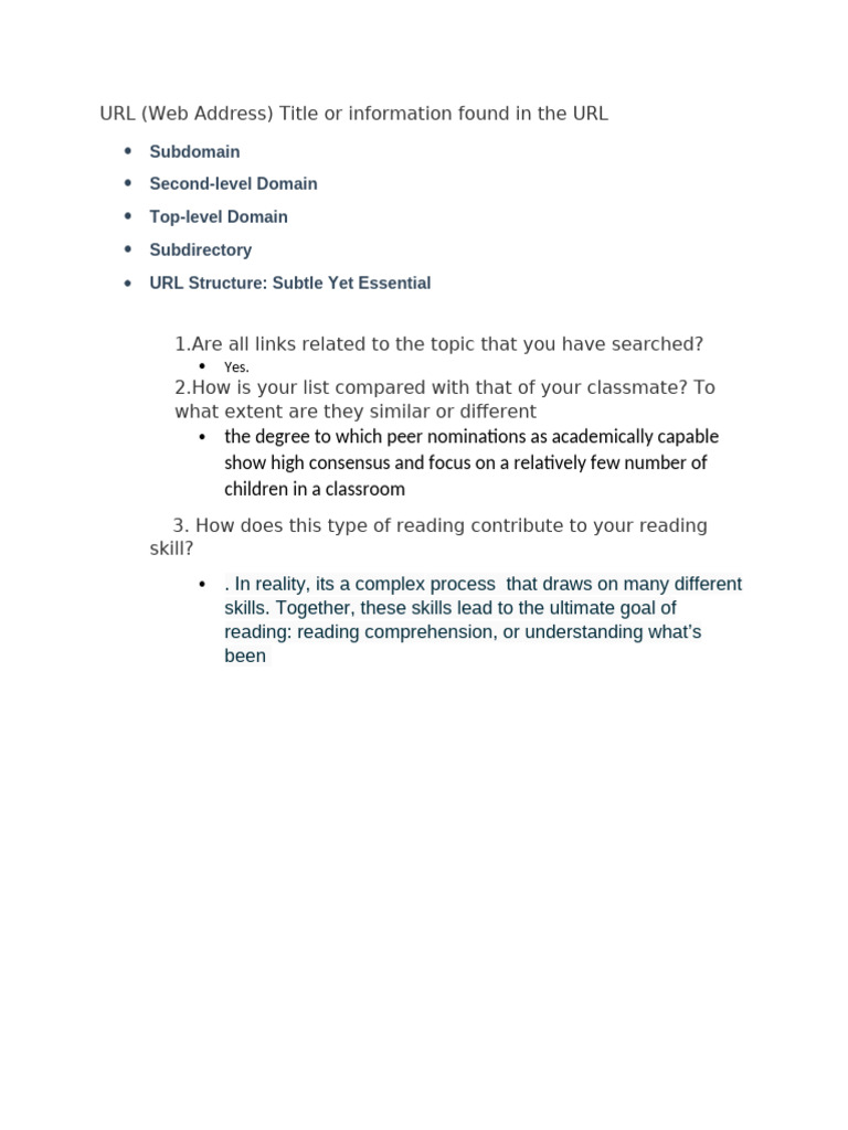 The Degree To Which Peer Nominations As Academically Capable Show High ...