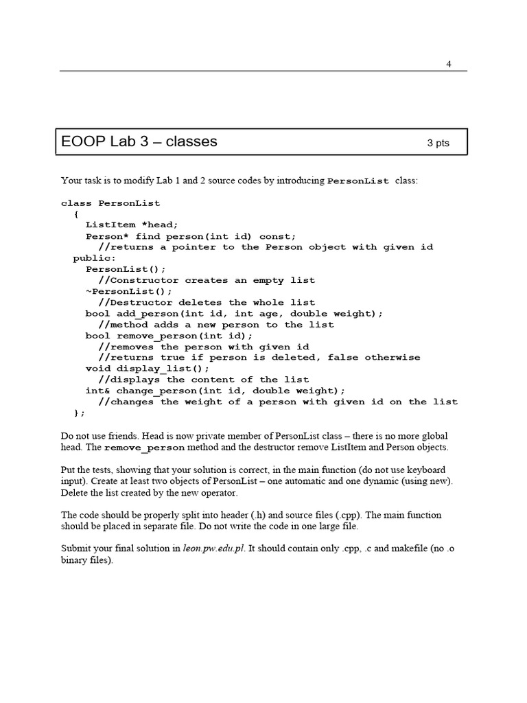 Eoop Lab3 | PDF