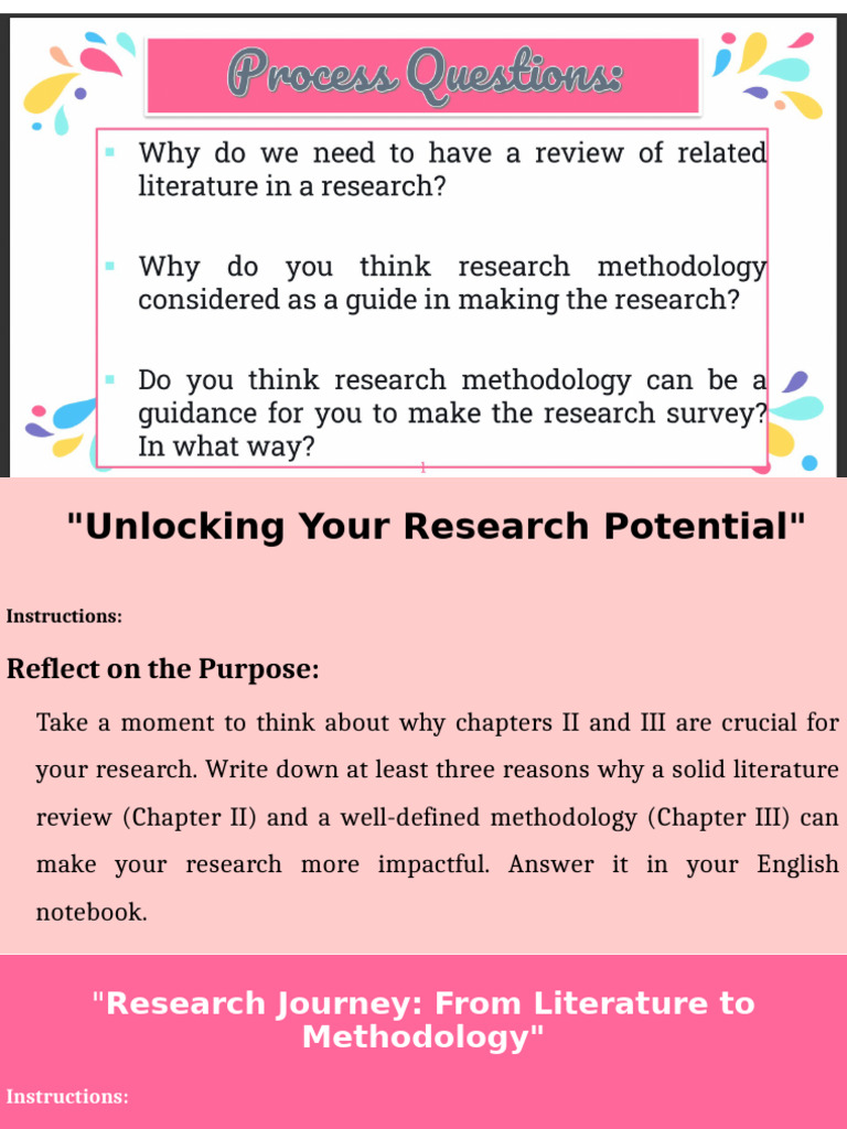 Lesson 4 3 Chapter II RRL and Chapter III Research Methodology 2 | PDF
