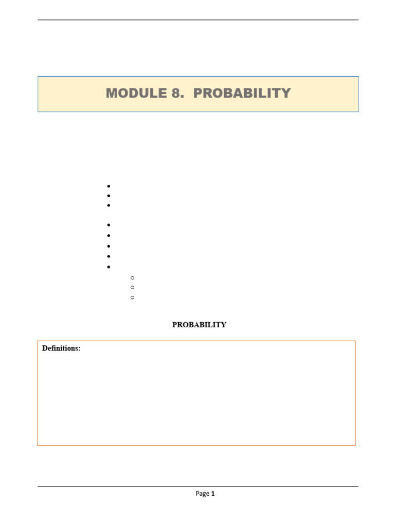 Probability Concepts in Statistics | PDF | Probability | Probability And Statistics