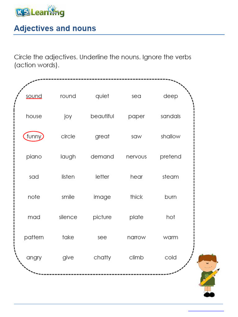 Yr 3 Adjectives Worksheet 2 | PDF | Adjective | Morphology