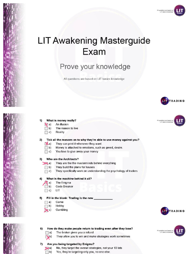 Lit Exam A | PDF