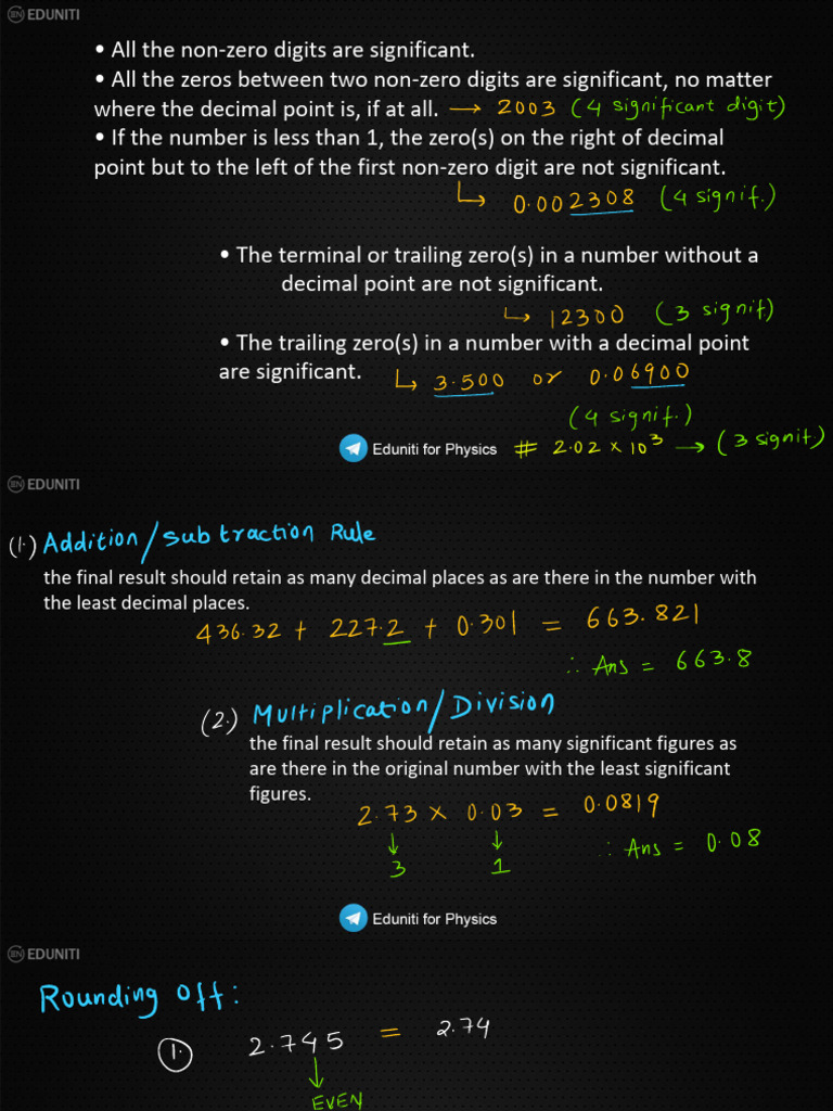 Understanding Significant Figures Rules | PDF