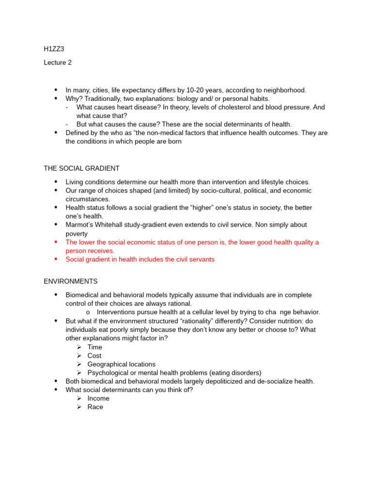 H1ZZ3 Lecture 2 | PDF | Economic Inequality | Discrimination & Race Relations