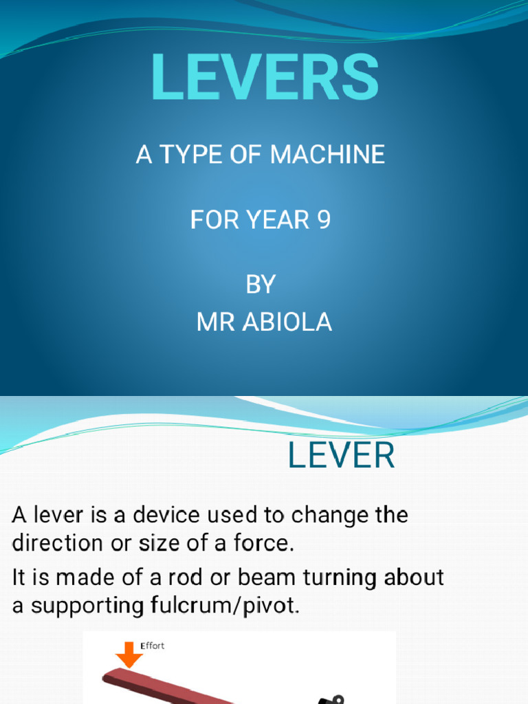 LEVERS 1 BASIC SCIENCE_Phoenix | PDF