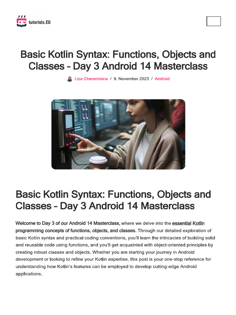 Kotlin Week 2 | PDF