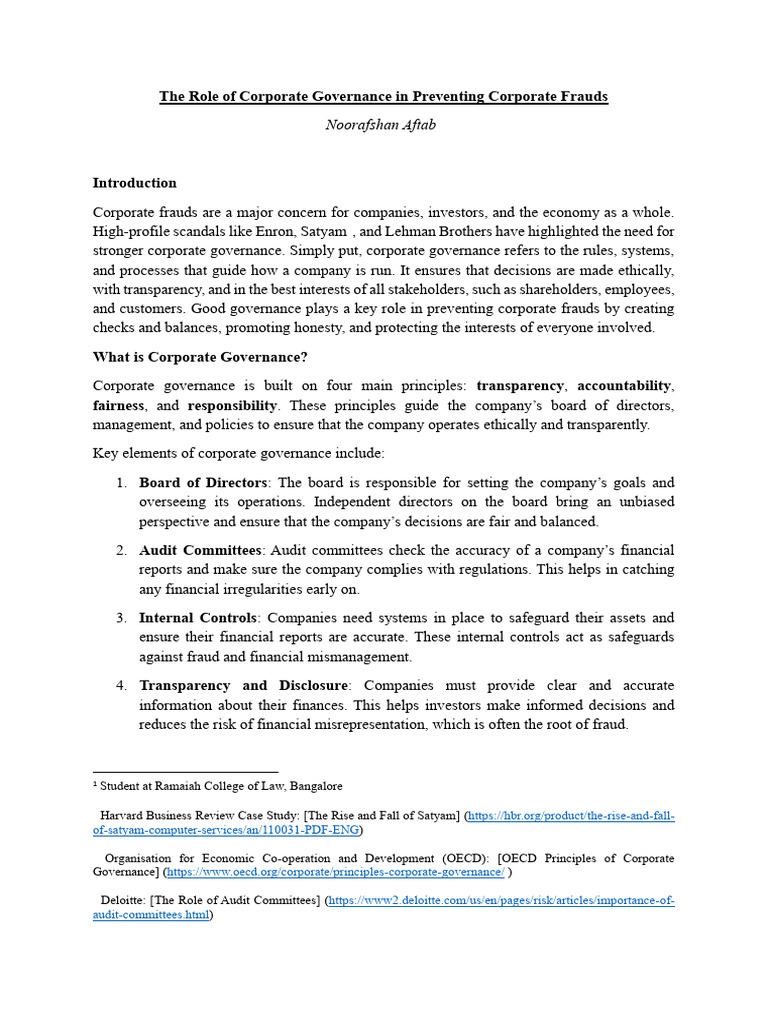 Corporate Governance | PDF | Corporate Governance | Governance