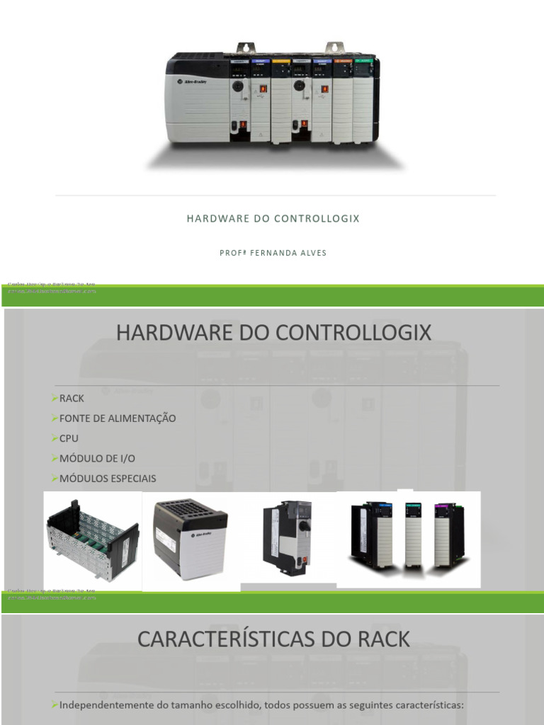 Hardware do ControlLogix: Rack e Módulos | PDF | Entrada/Saída ...