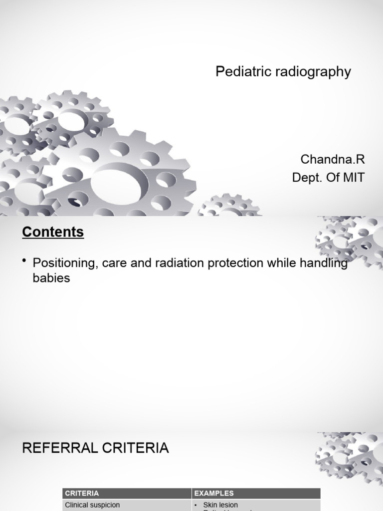 23.pediatric Radiography | PDF | Radiography | Clinical Medicine