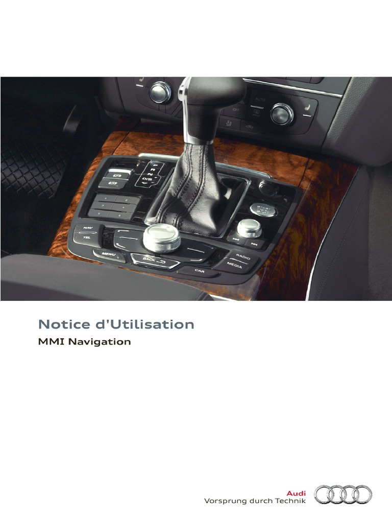 Manuel - MMI NAV AUDI A6 | PDF