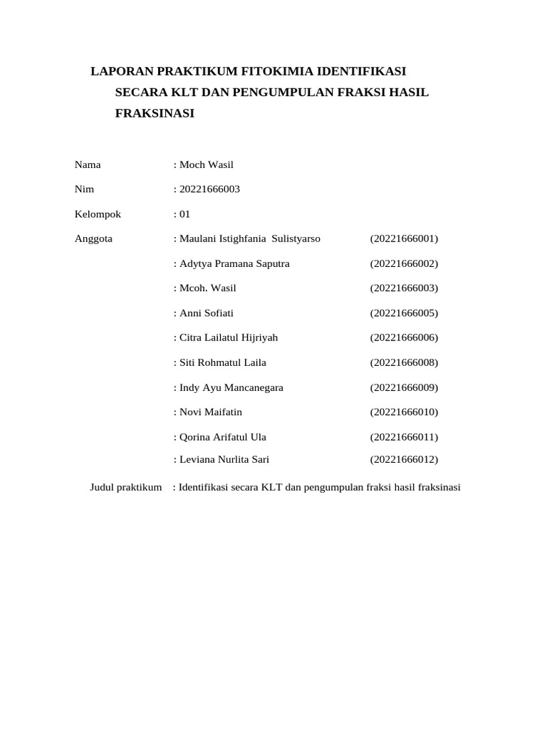 Indeks Polaritas dan Kromatografi KLT | PDF