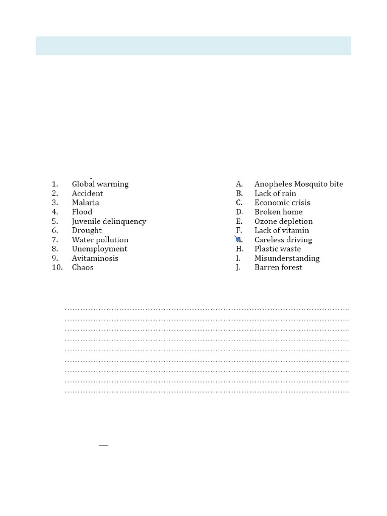 LKPD SISWA KLS XI Cause and Effect Siswa | PDF | Grammar | Linguistics