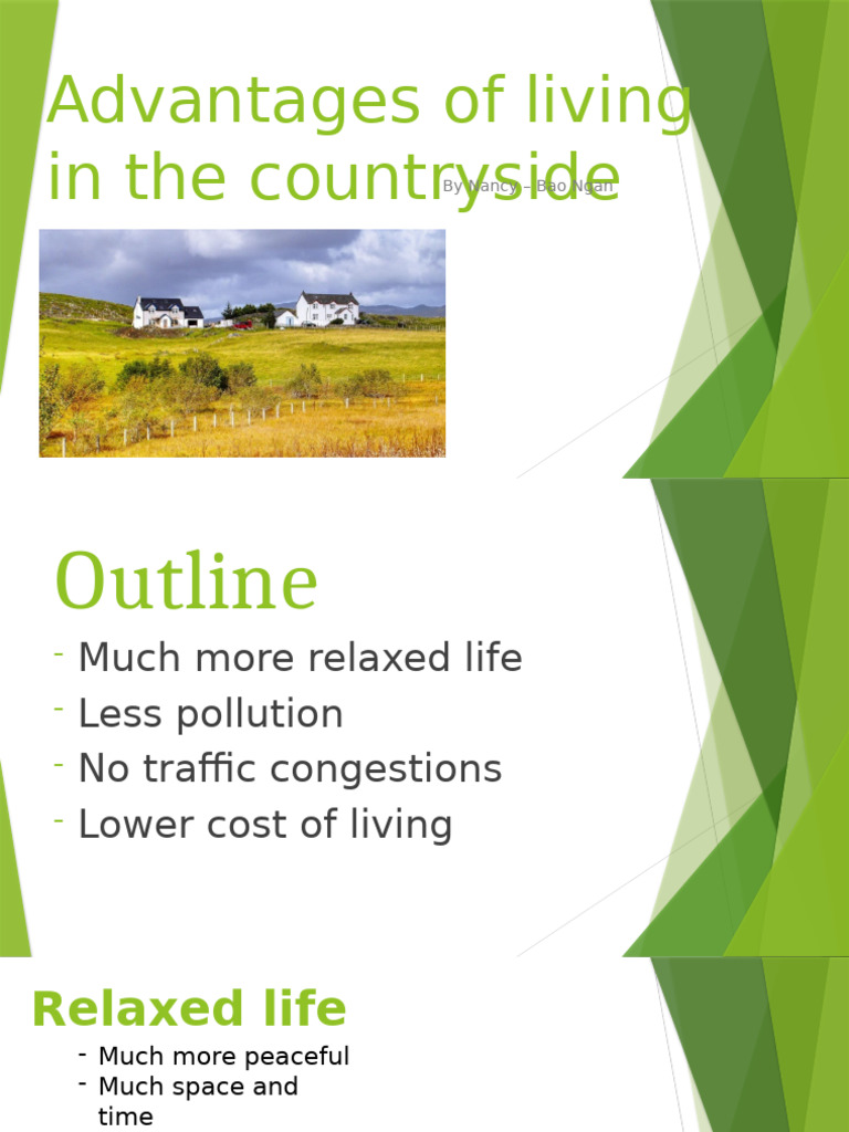 Advantages of Living in The Countryside 1 | PDF