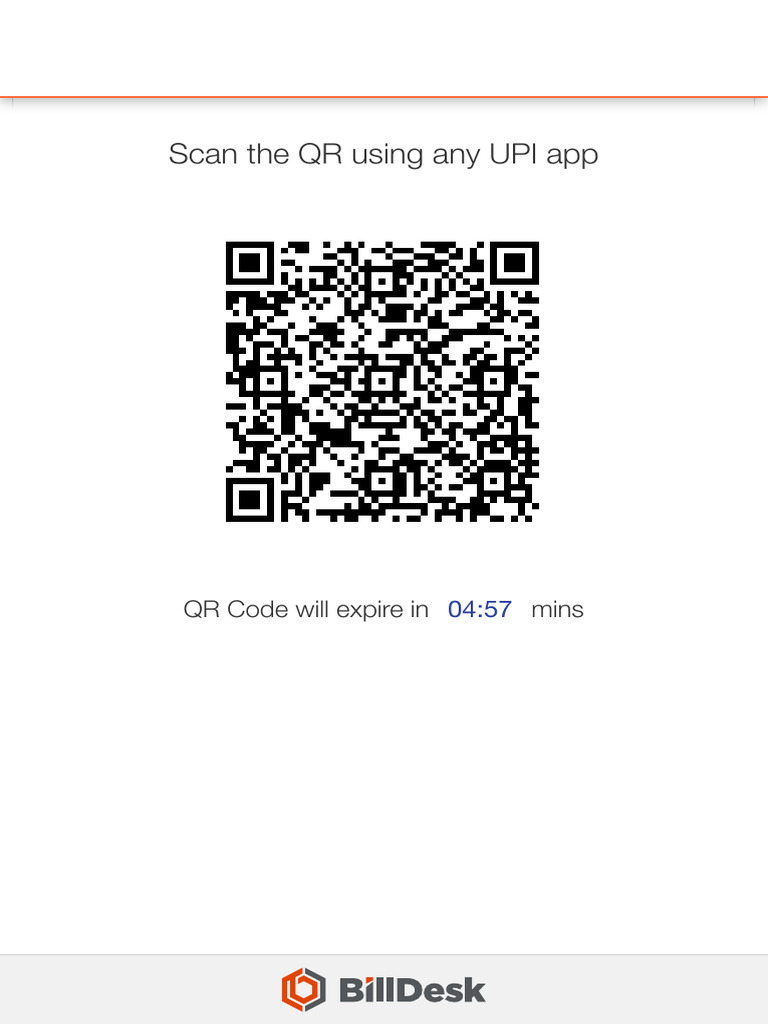Scan QR Code for UPI Payment | PDF