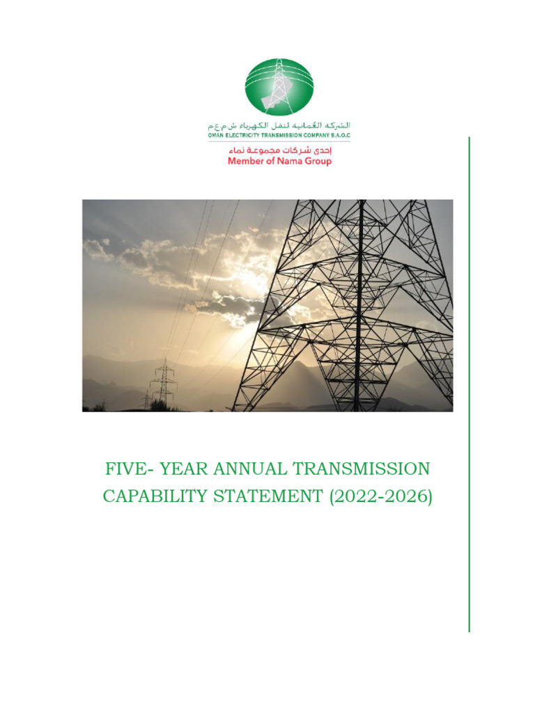 OETC Transmission Capability 2022-2026 | PDF | Electric Power ...