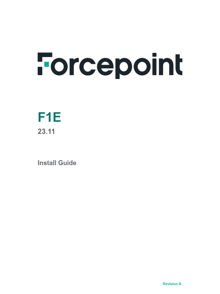 Forcepoint F1E ep_install guide | PDF | Proxy Server | Desktop Virtualization