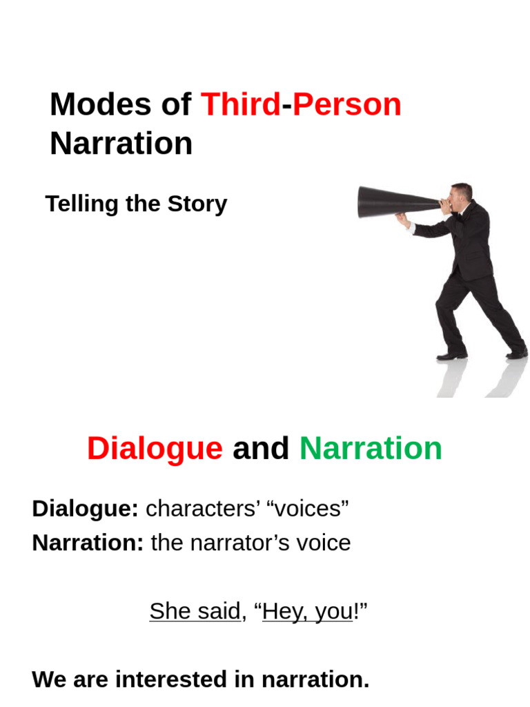Modes of Third Person Narration Lesson | PDF | Narration