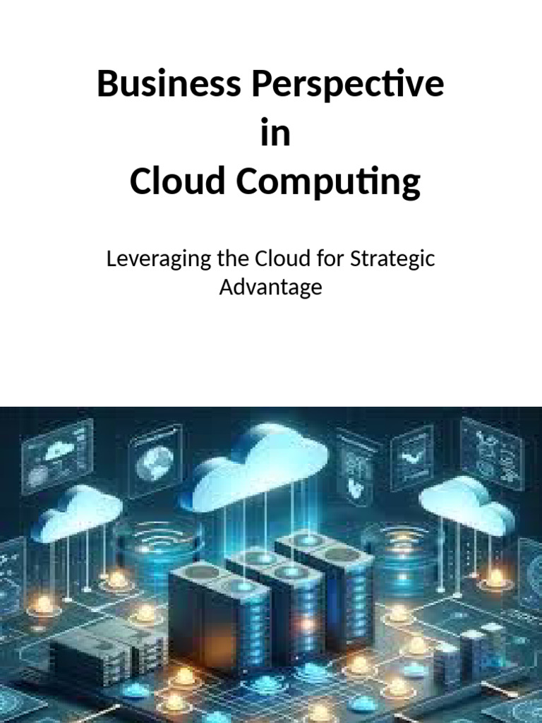 Business Perspective in Cloud Computing | PDF | Cloud Computing | Computer Security