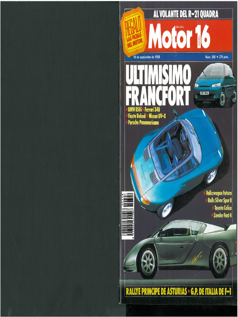 Revista Motor 16 de 16-9-89 | PDF