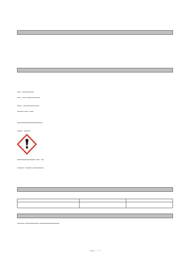 Hoja de Seguridad Certop ISO 460 | PDF