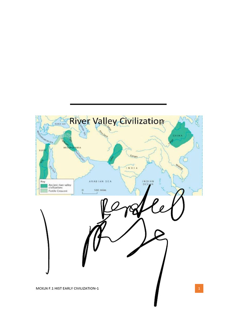 Edited - Early Civilization | PDF | River