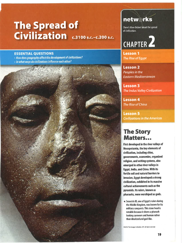 WH Ch. 02 The Spread of Civilization c.3100 BCE - c.200 BCE | PDF