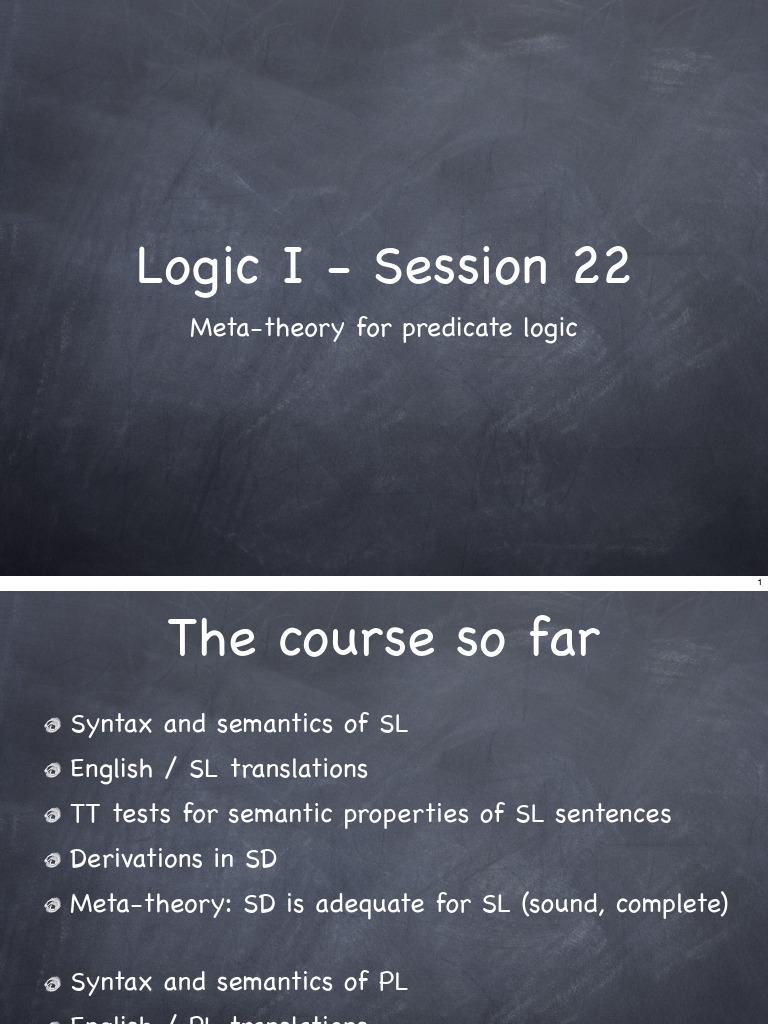 MIT24 241F09 Lec22 | PDF | Interpretation (Logic) | Metalogic
