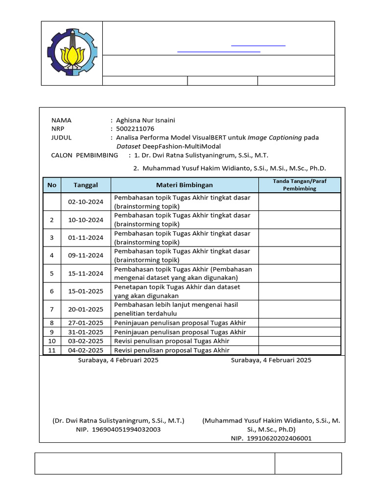 02 Form Bukti Pembimbingan Proposal | PDF