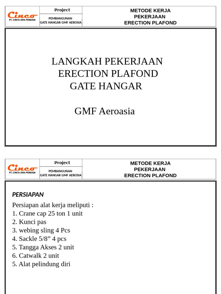 Metode_Erection_Plafond | PDF