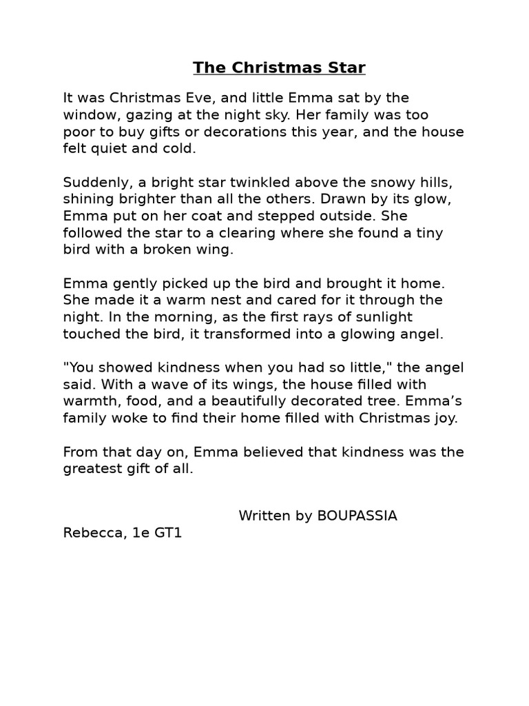Christmas story | PDF