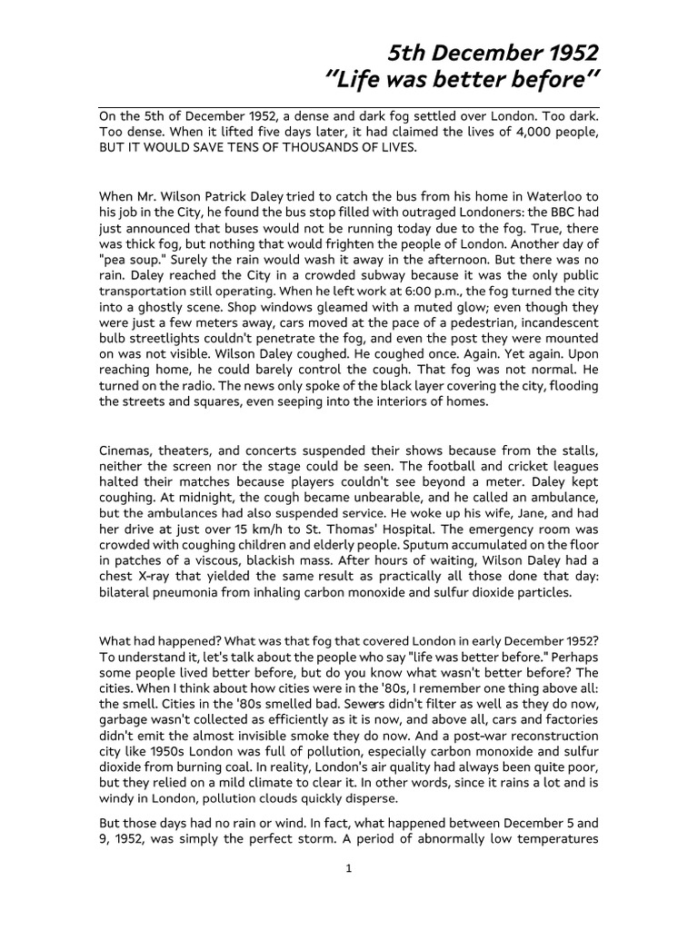 Smog | PDF